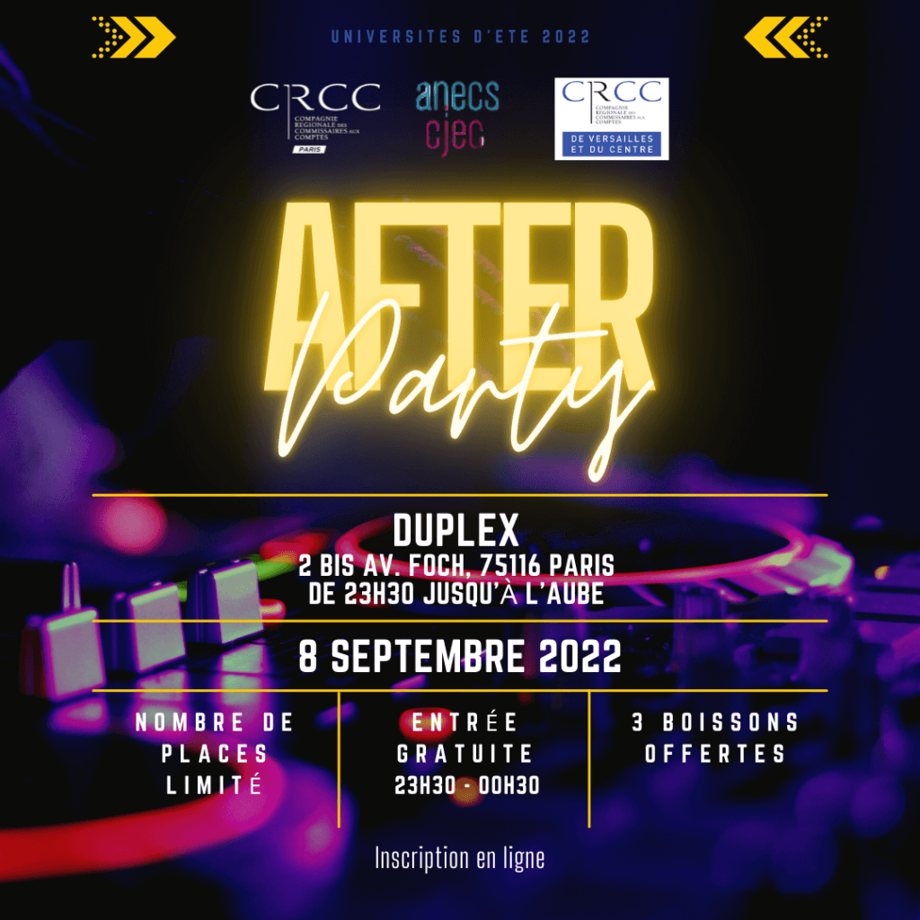 After Party avec l'ANECS et le CJEC - CRCC - Versailles